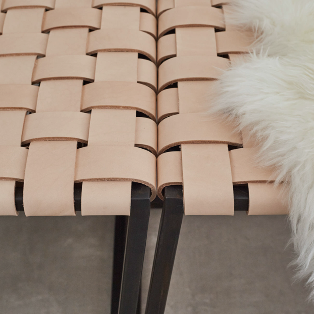 alp stool/bench 104 tan — alp design